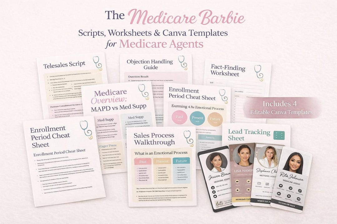 Medicare Telesales Agent Bundle | Scripts, Objection Handling ...