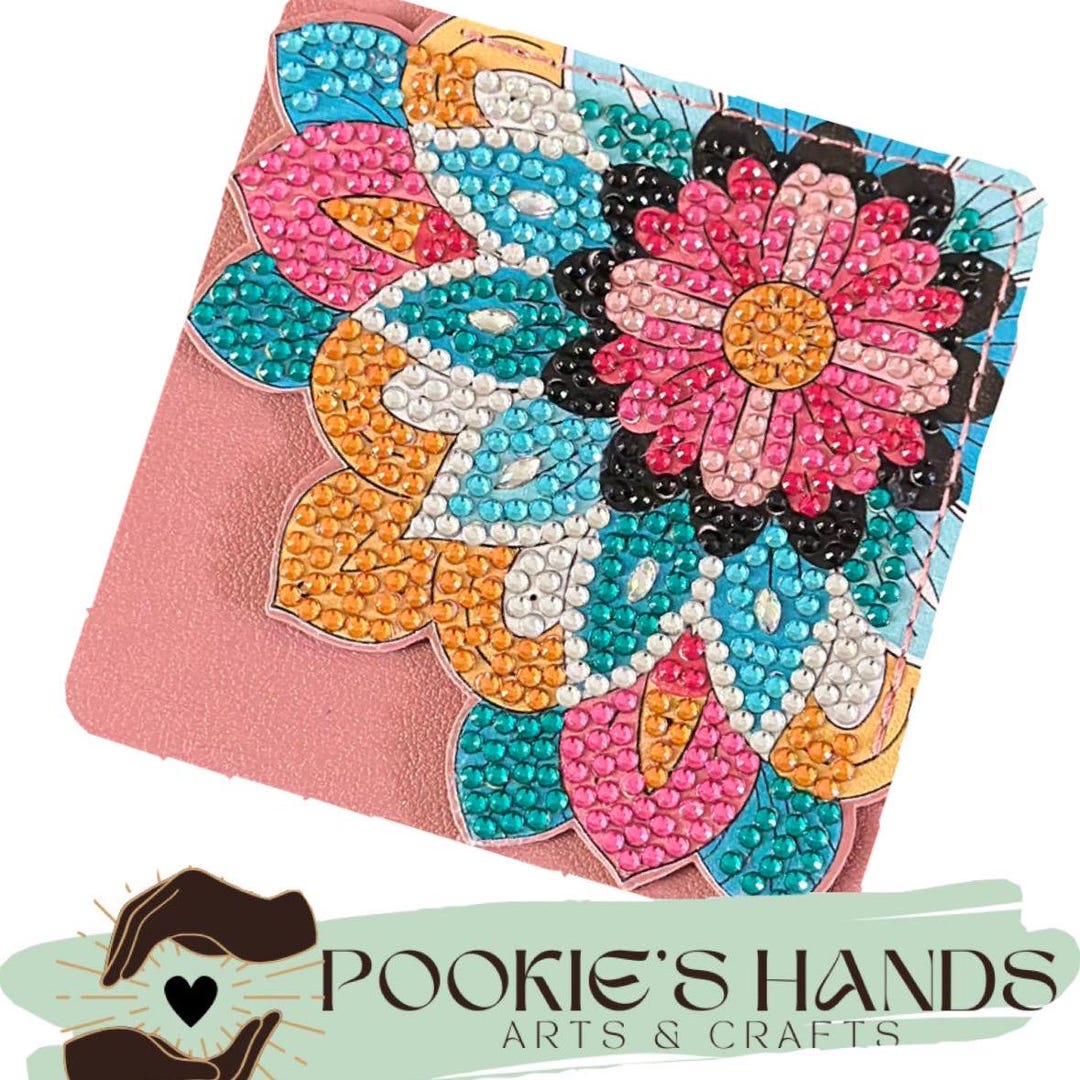 Rhinestone Corner Bookmark – Personalized Vibrant Mandala Design - Etsy