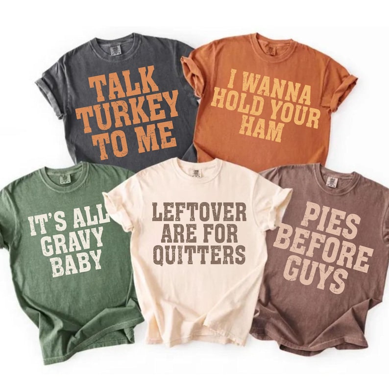 Thanksgiving Funny PNG Bundle | Distressed Turkey Shirt Designs | Pies ...