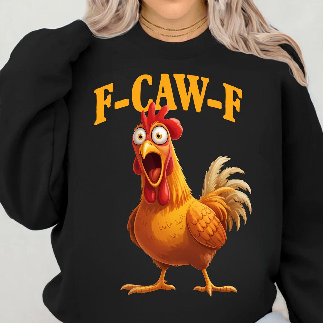 Funny Rooster Meme png, Funny F-Caw-F Chicken PNG, Crazy Poule Art ...