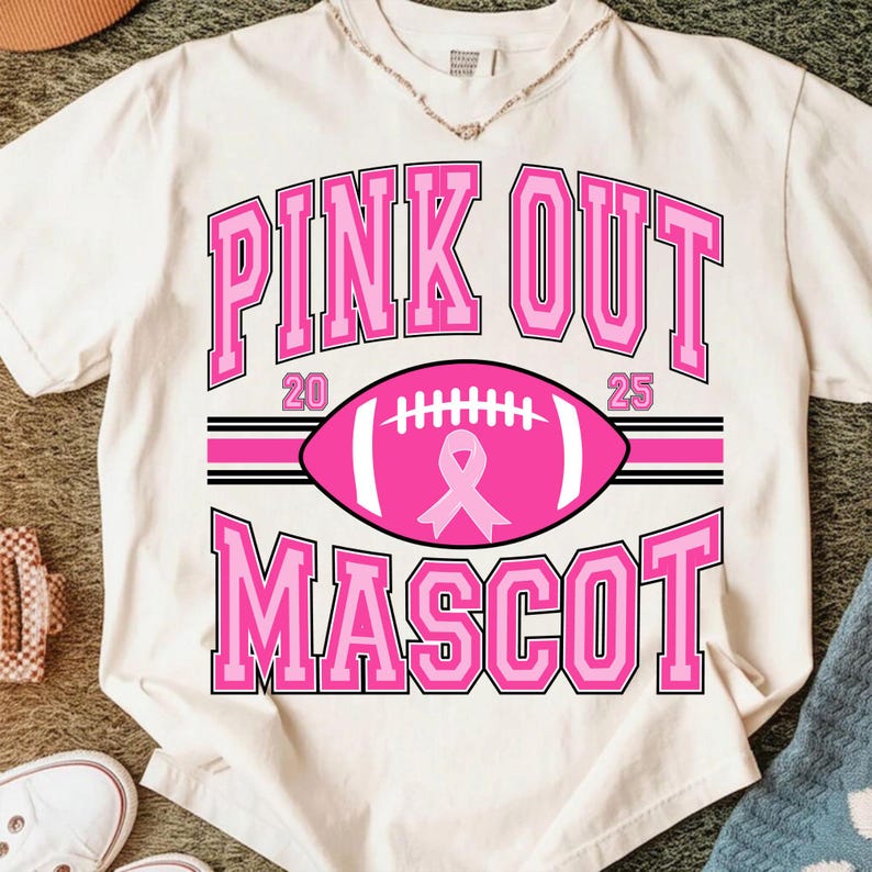 Custom Mascot Pink Out Png, Custom Football Png, Custom Pink Out ...