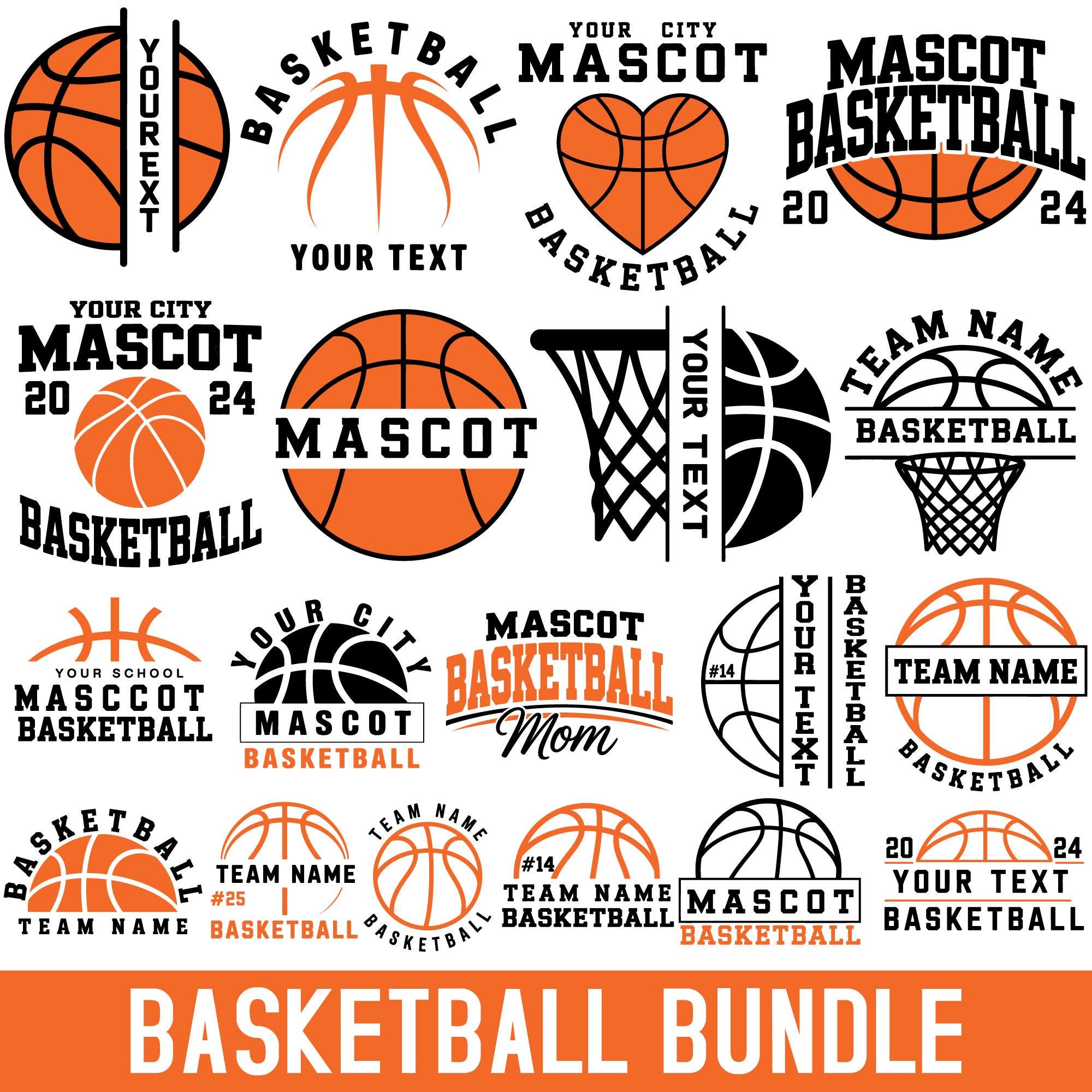 Custom Basketball Team Name Svg, Basketball Svg, Game Day Basketball ...