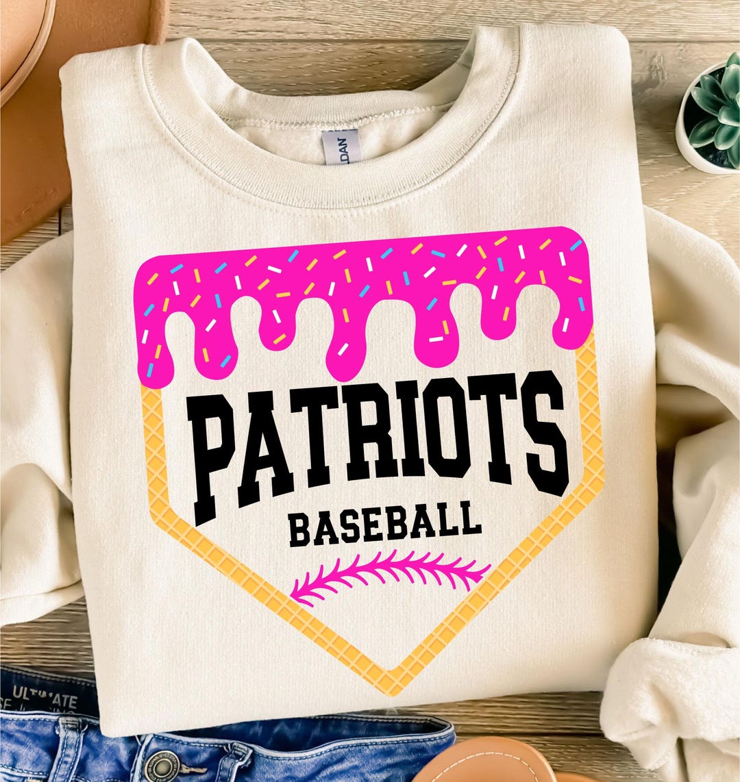 Baseball Patriots Drip Png, Baseball Season, Home Plate, Respect the ...