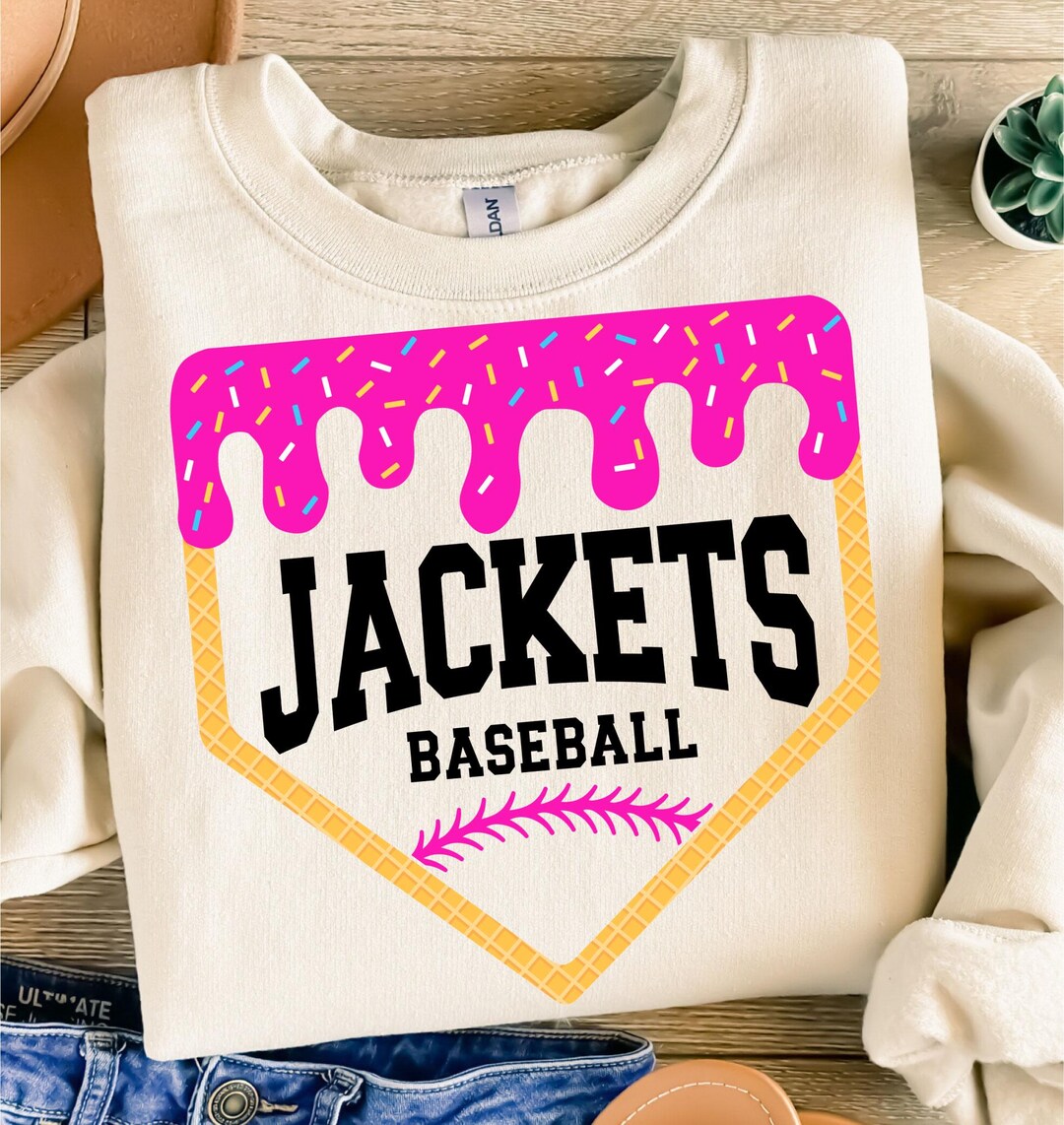 Jackets Baseball Png, Waffle Ice Cream Drip Png, Baseball Season, Home ...