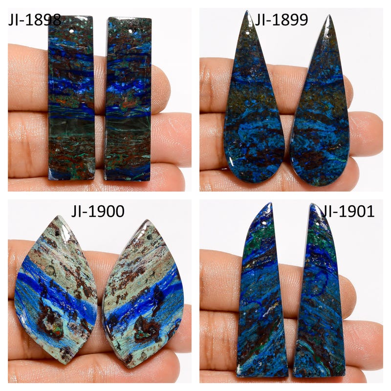 Azurite Jewelry - Etsy