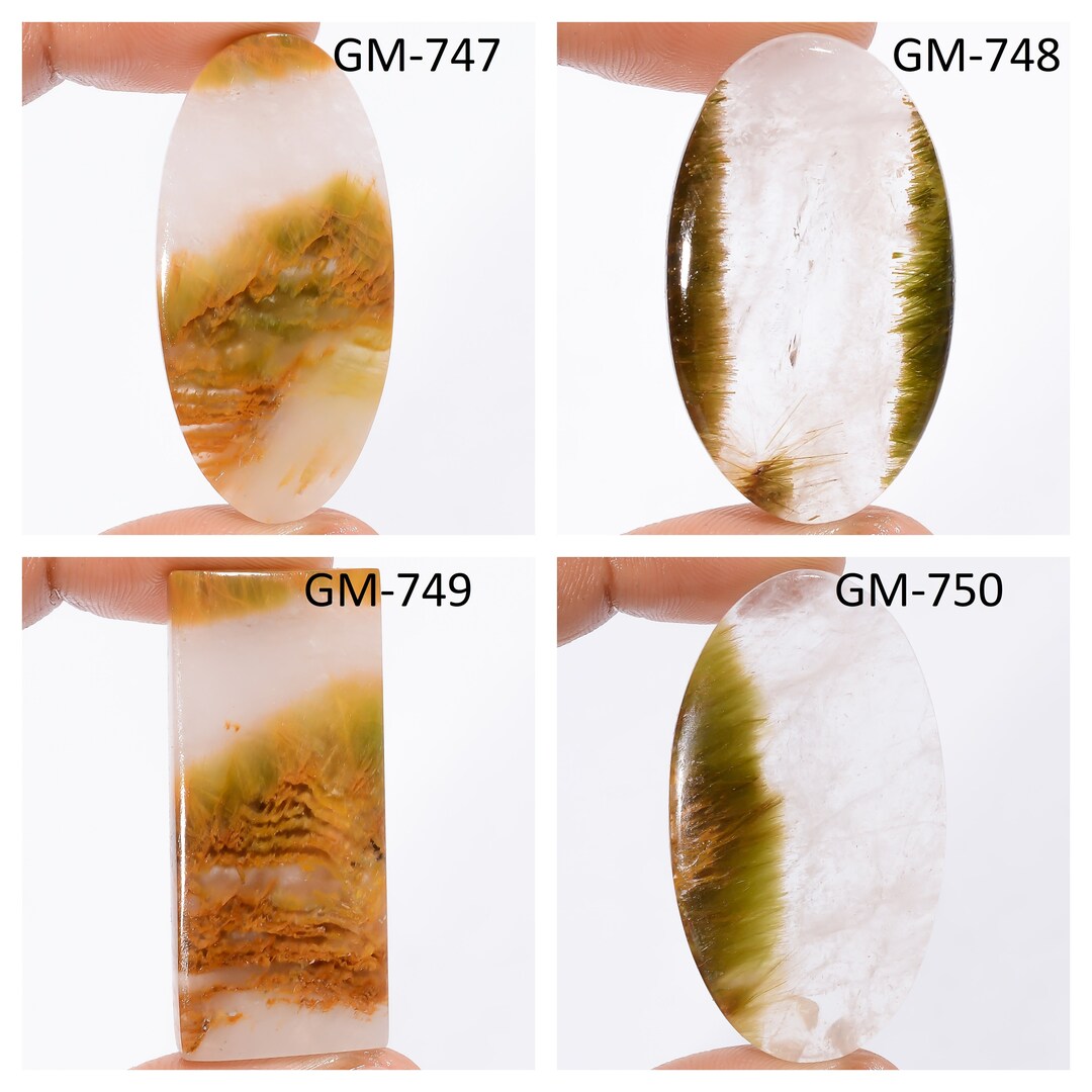 Natural Brown Rutile Quartz Fancy Shape Un-drilled Cabochon Single ...