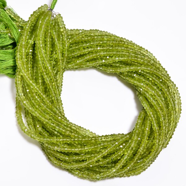 Gemstone Rondelle - Etsy