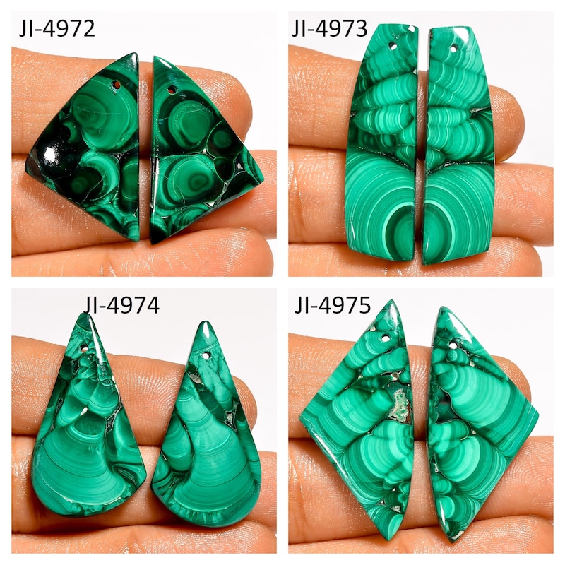 Fancy Green Ring Pair - Etsy