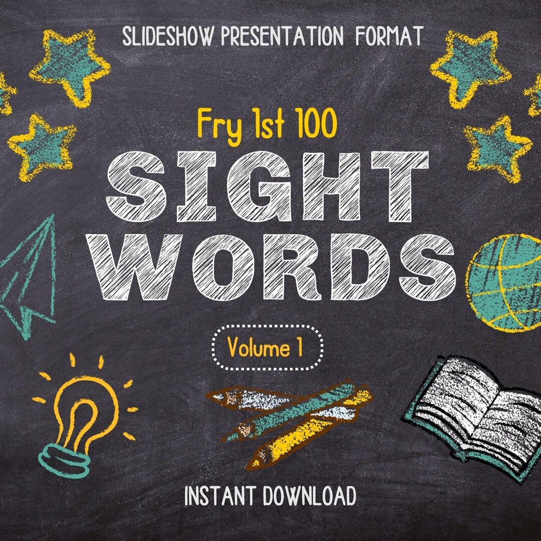 Frys First 100 Sight Words | Literacy Resource | First Grade Sight ...