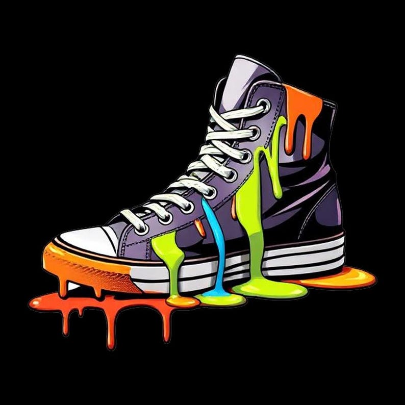 Dripping Sneakers Png, Dripping Png, Dripping Sneakers Clipart ...