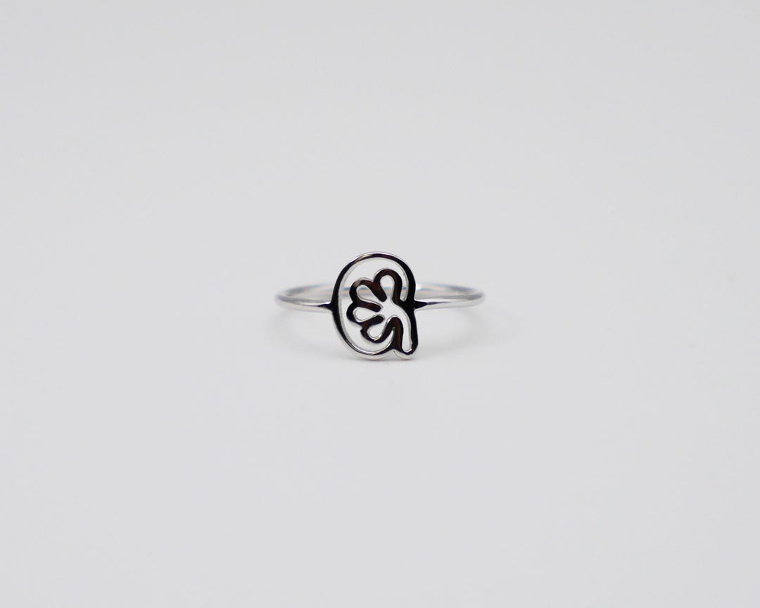 Dainty Anatomy Kidney Ring, Human Organ Medical Jewelry, Minimalist Doctor Nurse Gift, Handmade ...