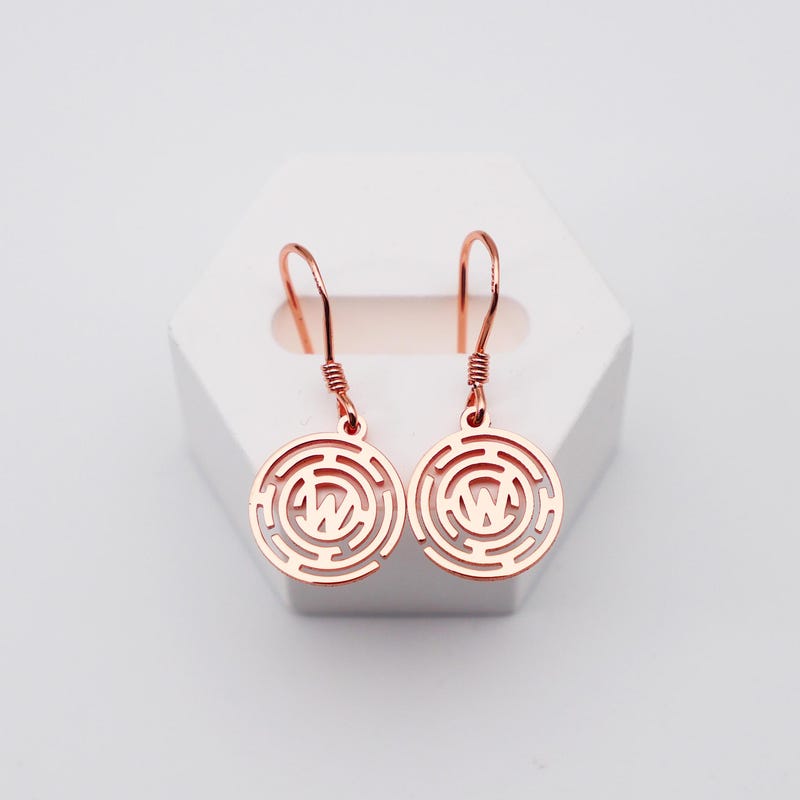 Labyrinth Earrings - Etsy