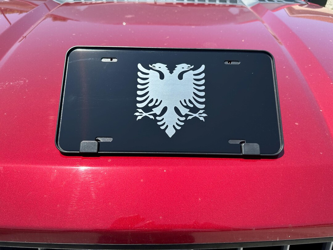 Albanian Flag Front/decorative License Plate - Etsy