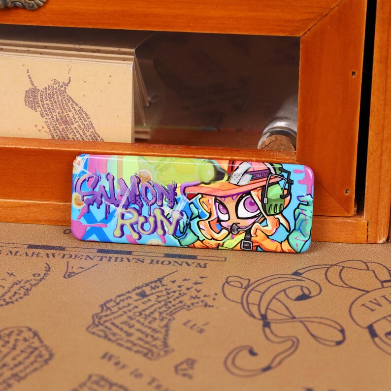 Splatoon Graffiti Metal Pin Anime Style Badge Gift for Gamers ...