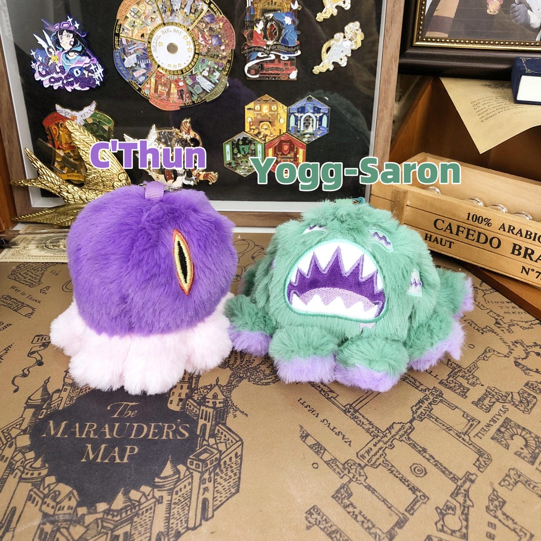Hearthstone Old Gods Plushies C'thun Yogg-saron Mini Plush Set Soft ...
