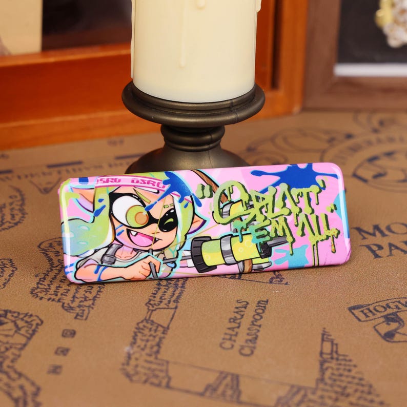 Splatoon Graffiti Metal Pin Anime Style Badge Gift for Gamers ...
