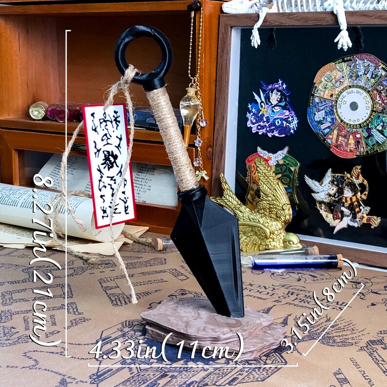 Ninja Kunai Style Pen 3D Printed Base DIY Handmade Neutral Ink Pen Gift ...