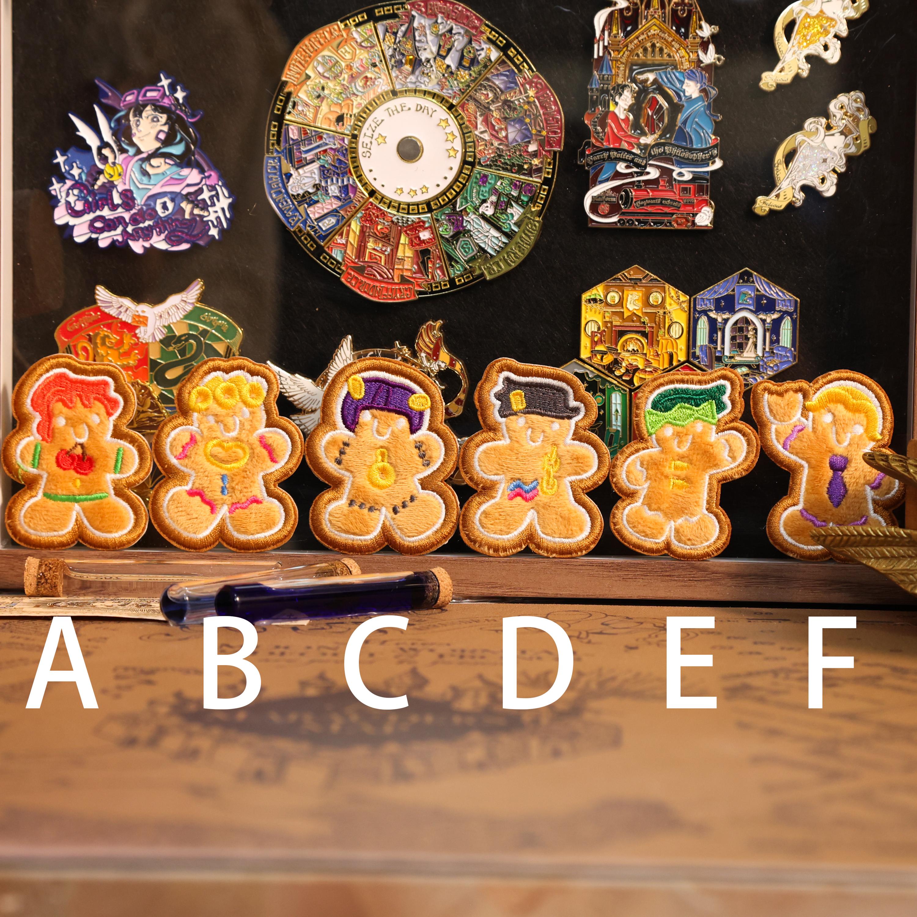 JJBA Bizarre Anime Jojo Style Self-adhesive Embroidery Patch Set 6 ...