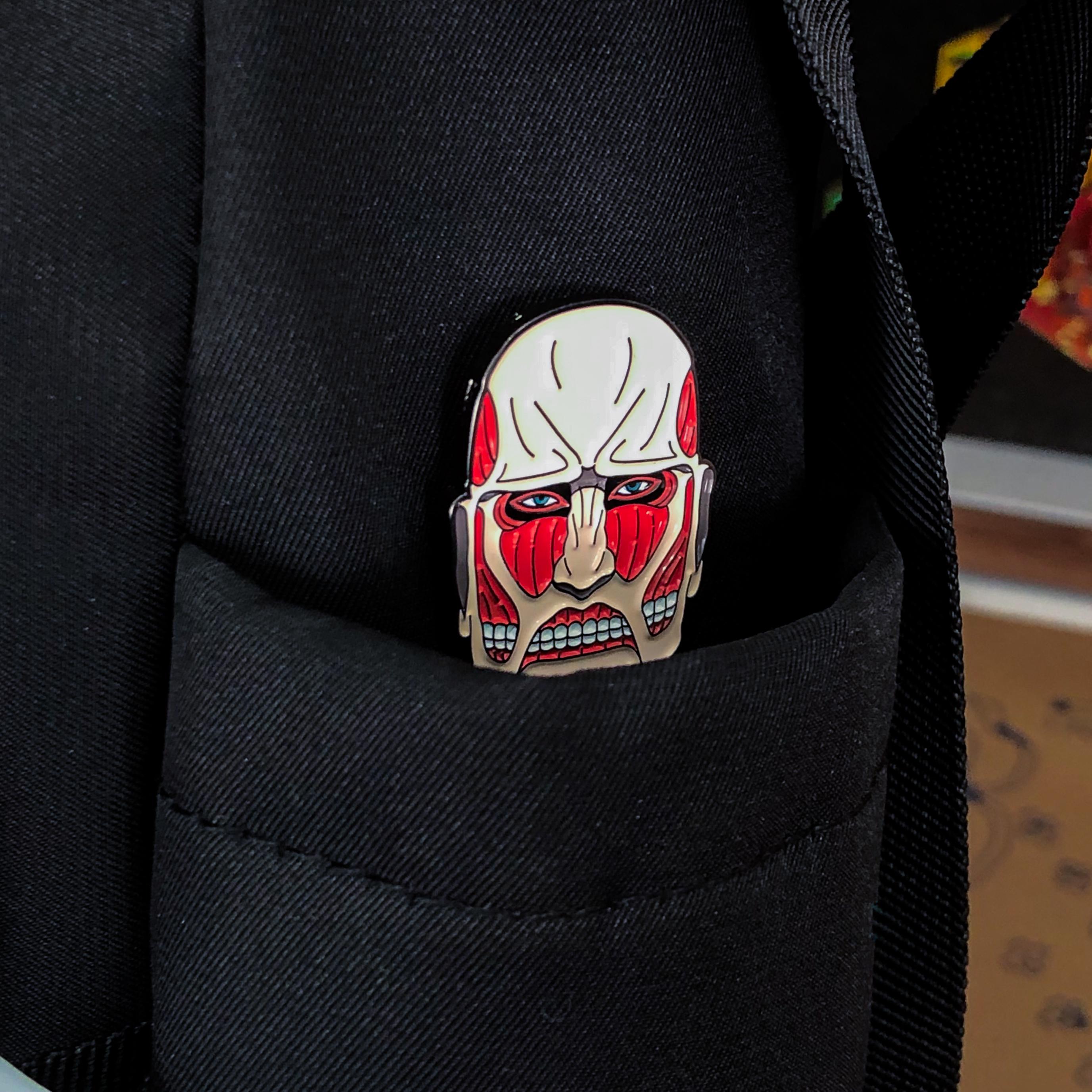Colossal Titan Enamel Pin Inspired by Attack on Titan Anime AOT Anime ...