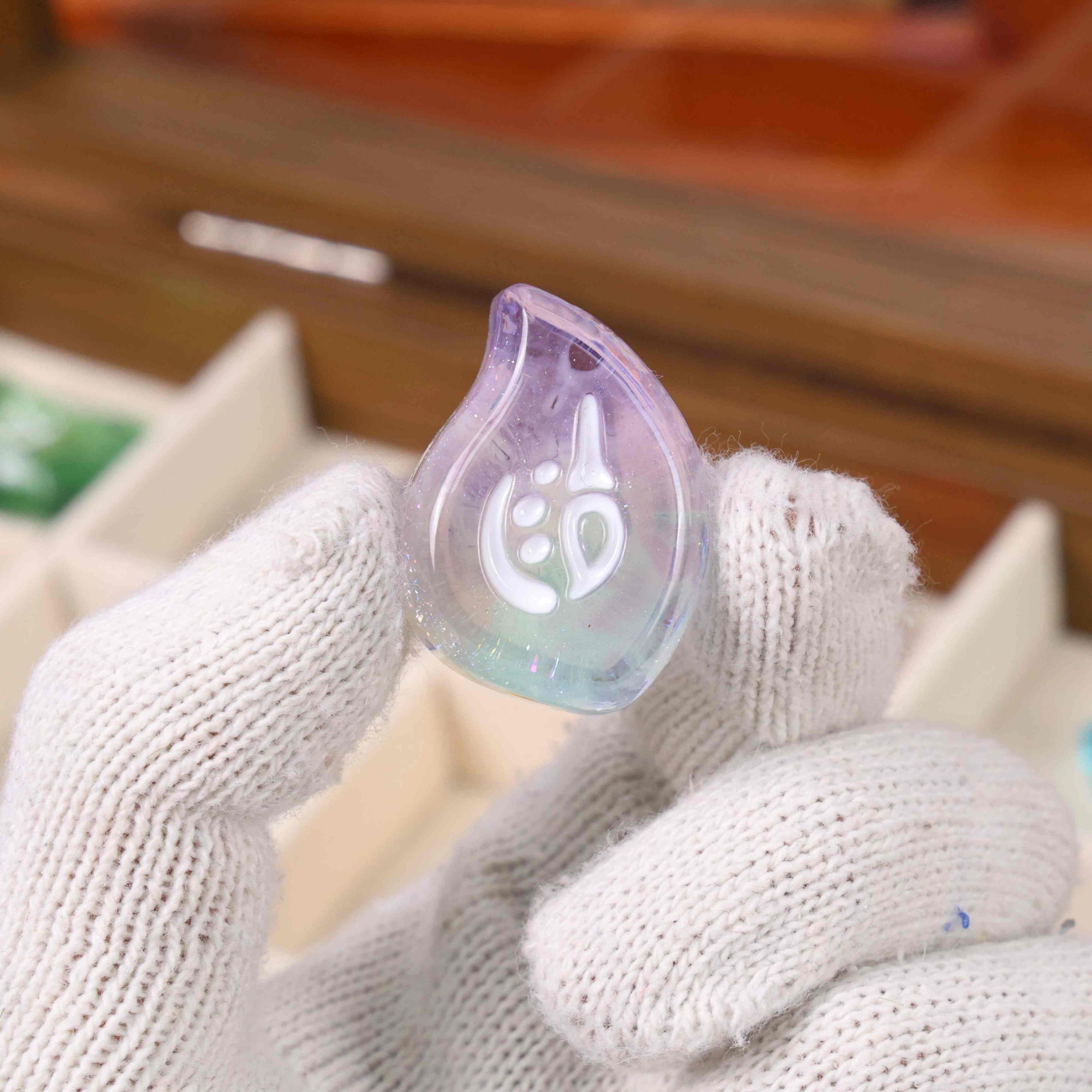 FF14 Fantasy Job Crystal Set With Wooden Gift Box Handcrafted Resin ...