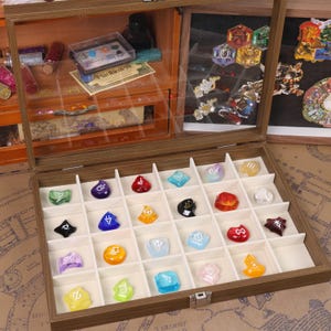 FF14 Fantasy Job Crystal Set With Wooden Gift Box Handcrafted Resin ...