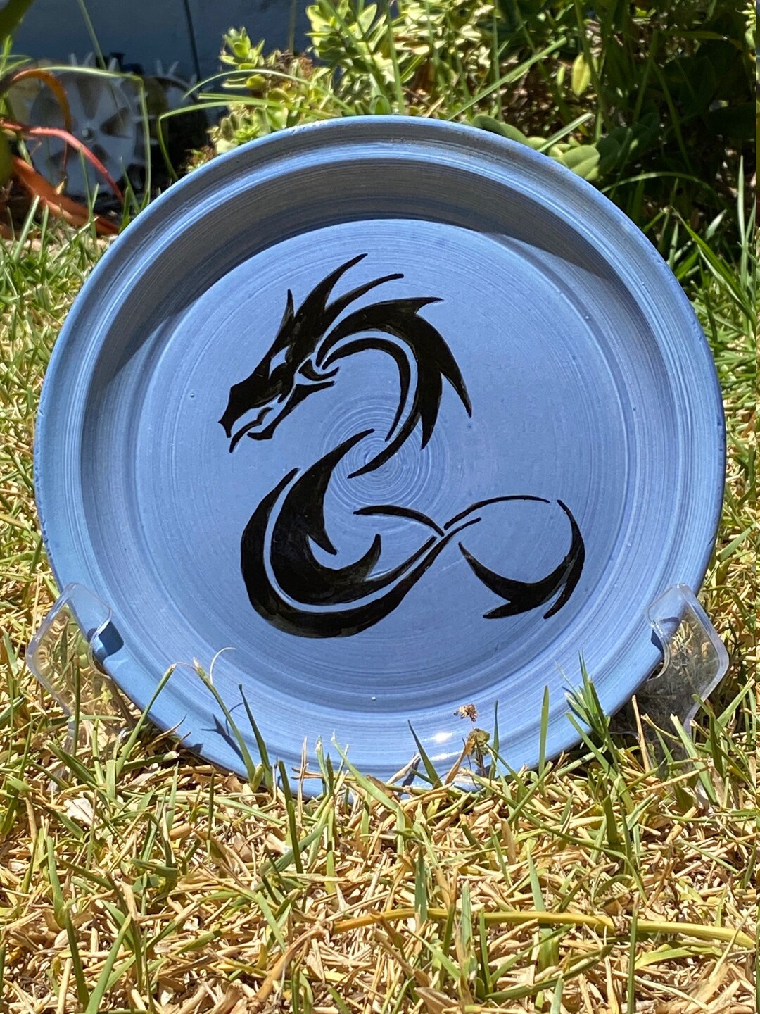 Blue Dragon Plate - Etsy