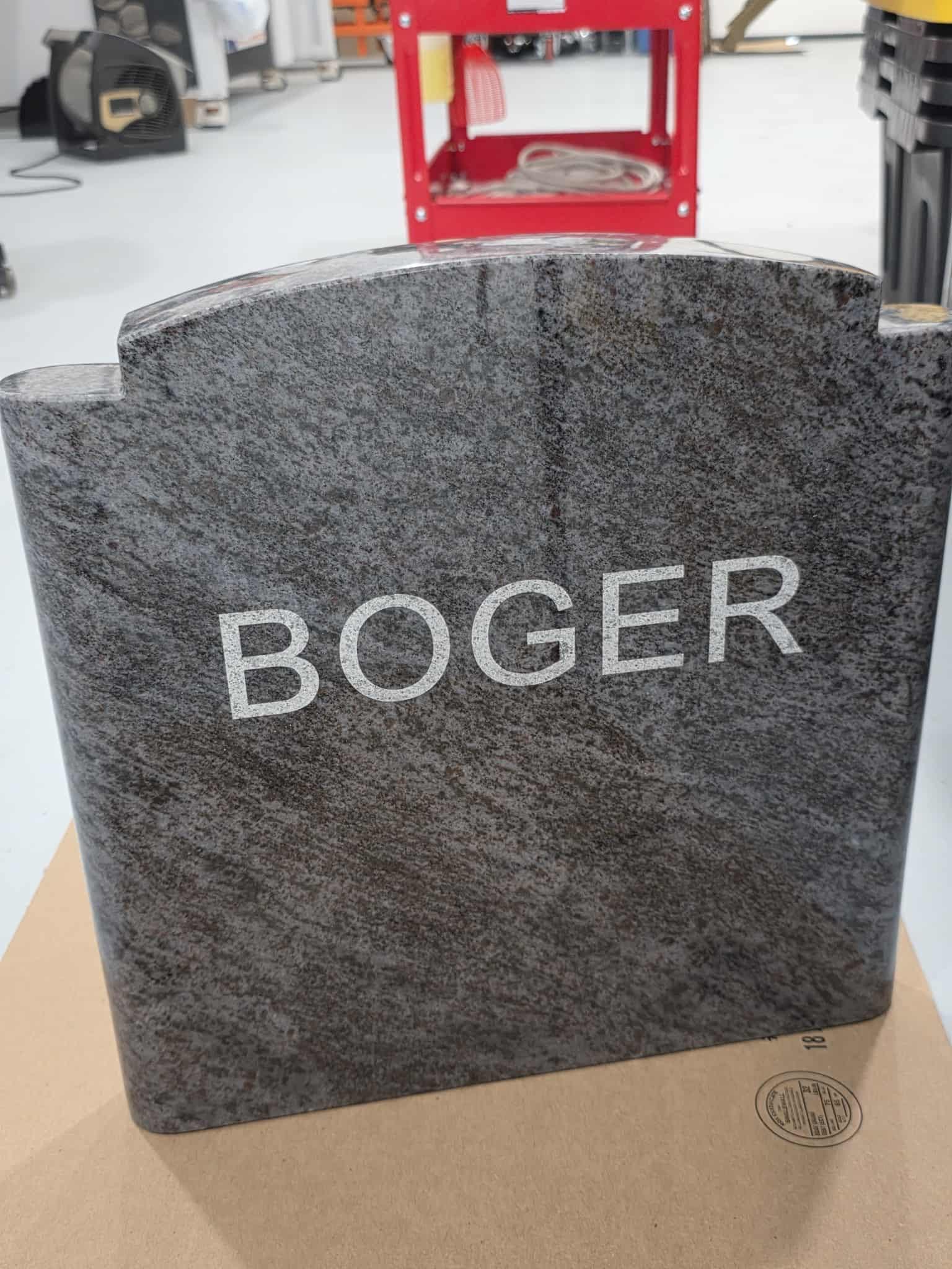 Bahama Blue Granite Headstone: Personalized Memorial Stone - Etsy