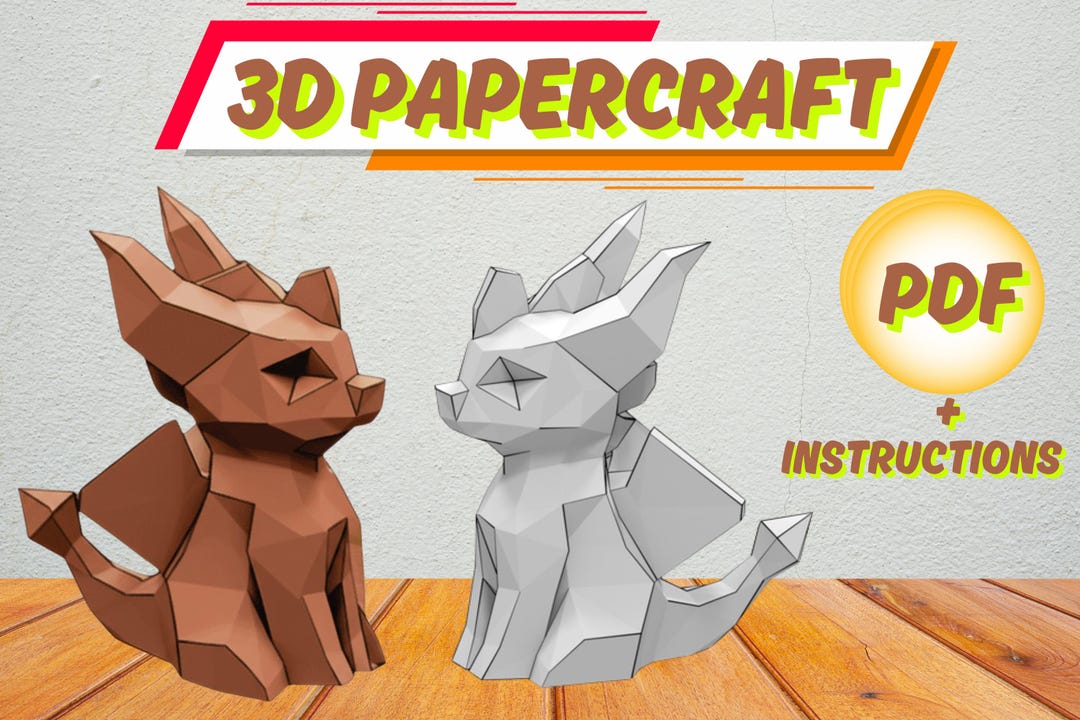 3D Papercraft / Spyro Dragon Paper Craft / 3d Printable Art/ 3d Paper ...