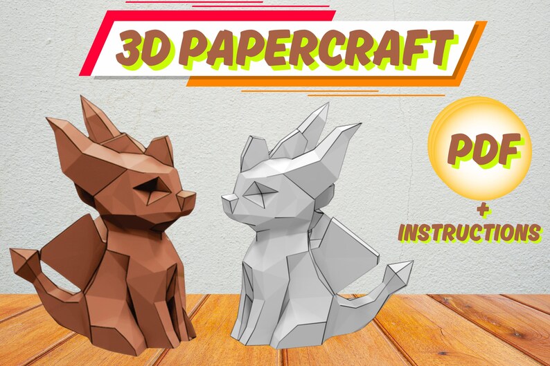 3D Papercraft / Spyro Dragon Paper Craft / 3d Printable Art/ 3d Paper ...