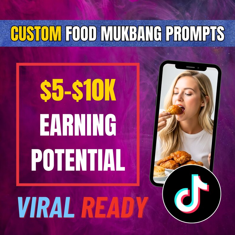 168 Viral AI Food Mukbang ASMR Video Prompts: Influencer Social Media ...