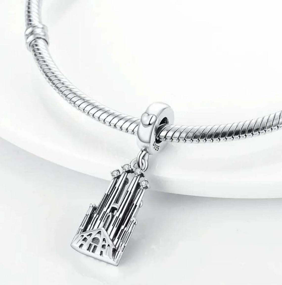 Famous Building Charm for Bracelet Pandora 925 Sterling Silver - Etsy