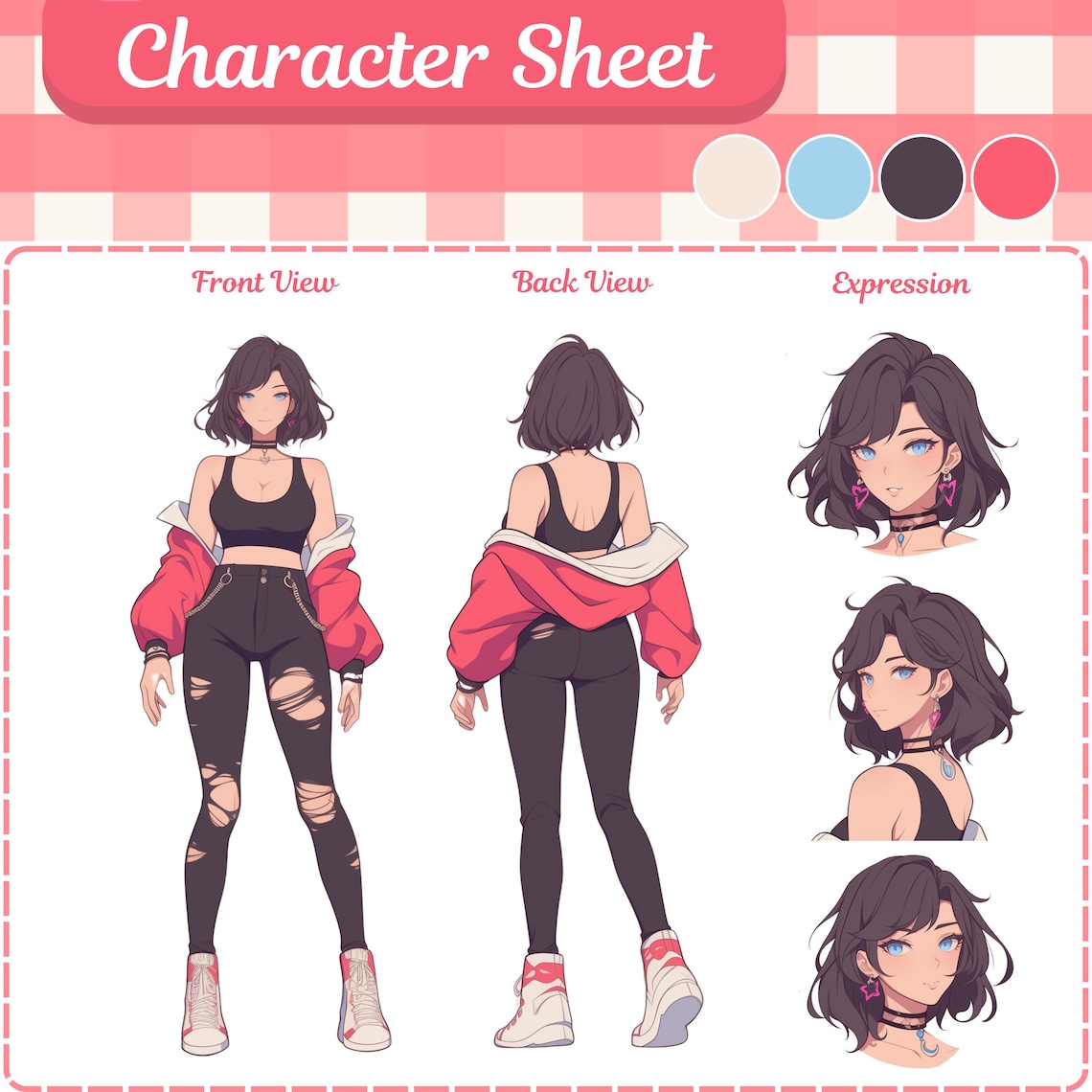 CHARACTER SHEET, Reference Sheet, Character Reference Sheet, Furry ...