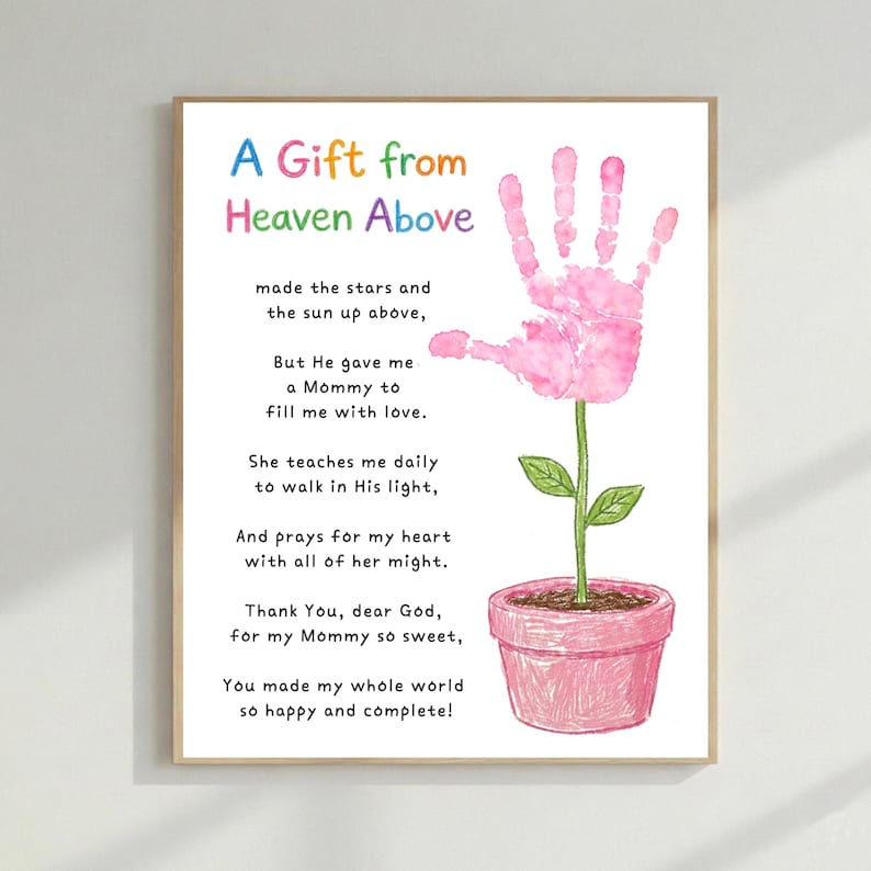 Sunday School Mothers Day Craft, Church Classroom Activity, Christian ...