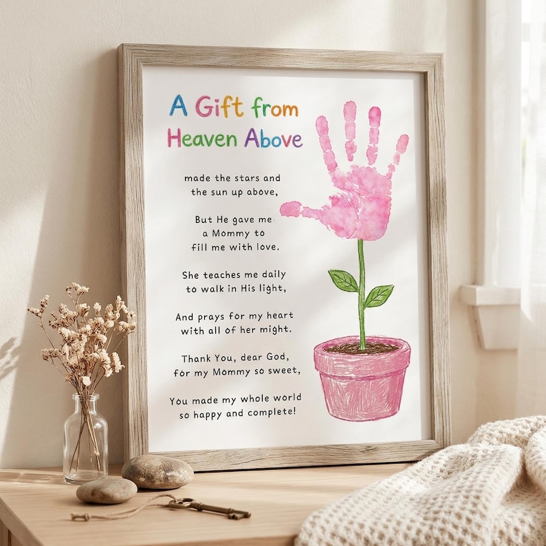 Sunday School Mothers Day Craft, Church Classroom Activity, Christian ...