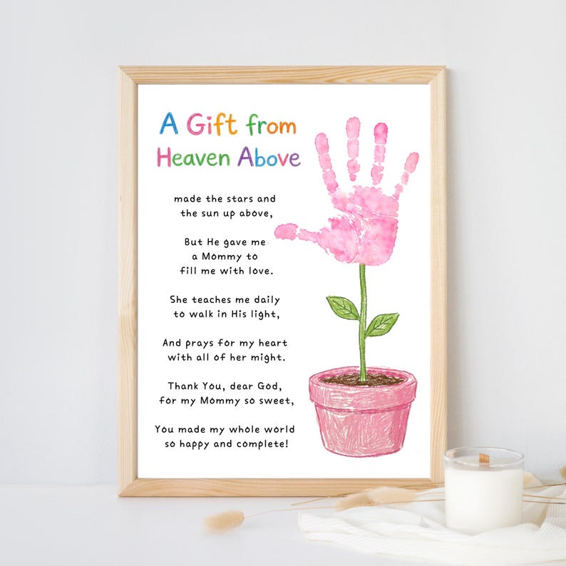 Sunday School Mothers Day Craft, Church Classroom Activity, Christian ...