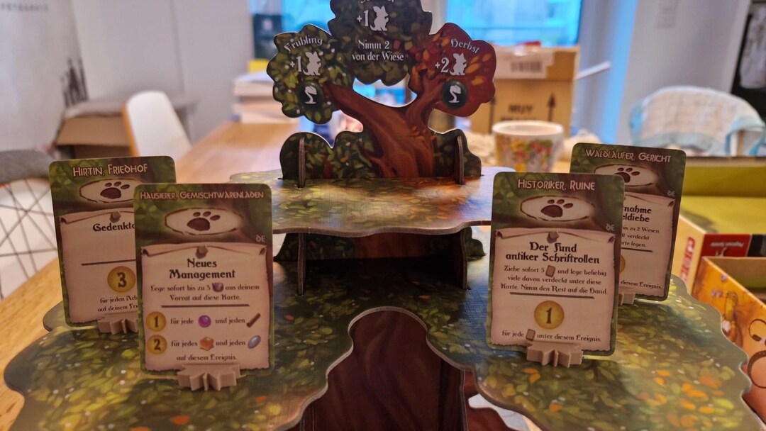 Everdell, Everdale, Card Holder, Round Goals, Board Game, 3D Printing ...