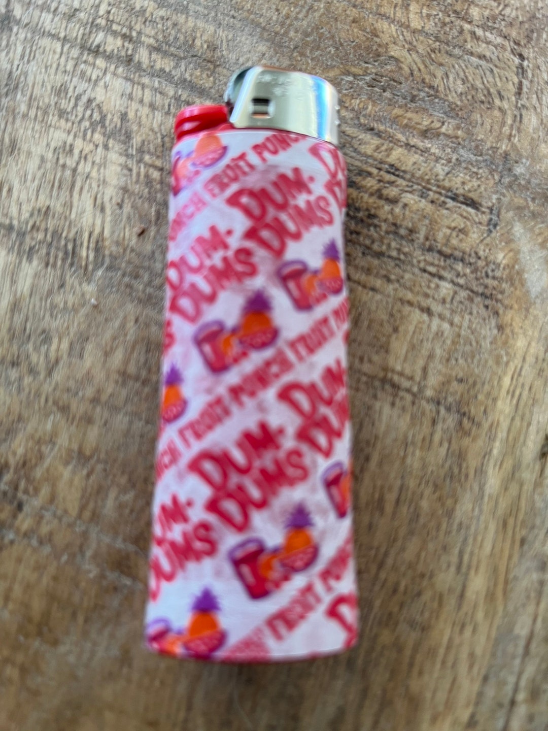 Dum Dum Candy Wrapper Lighter - Red - Fruit Punch Candy Wrapper - Bic ...