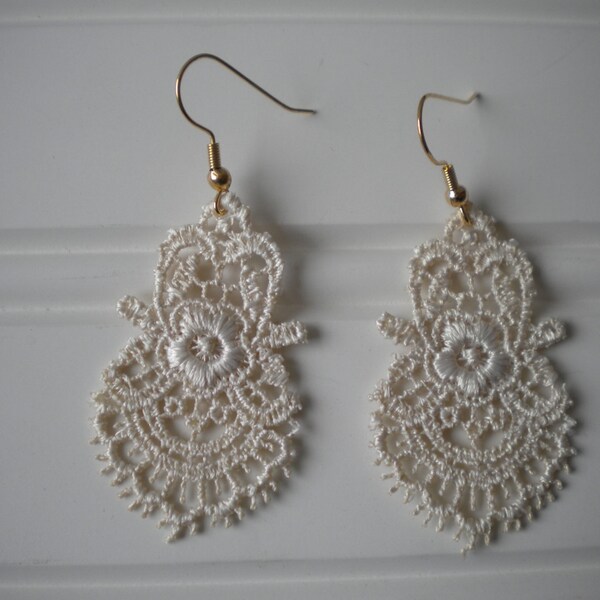 Lace Earring - Etsy