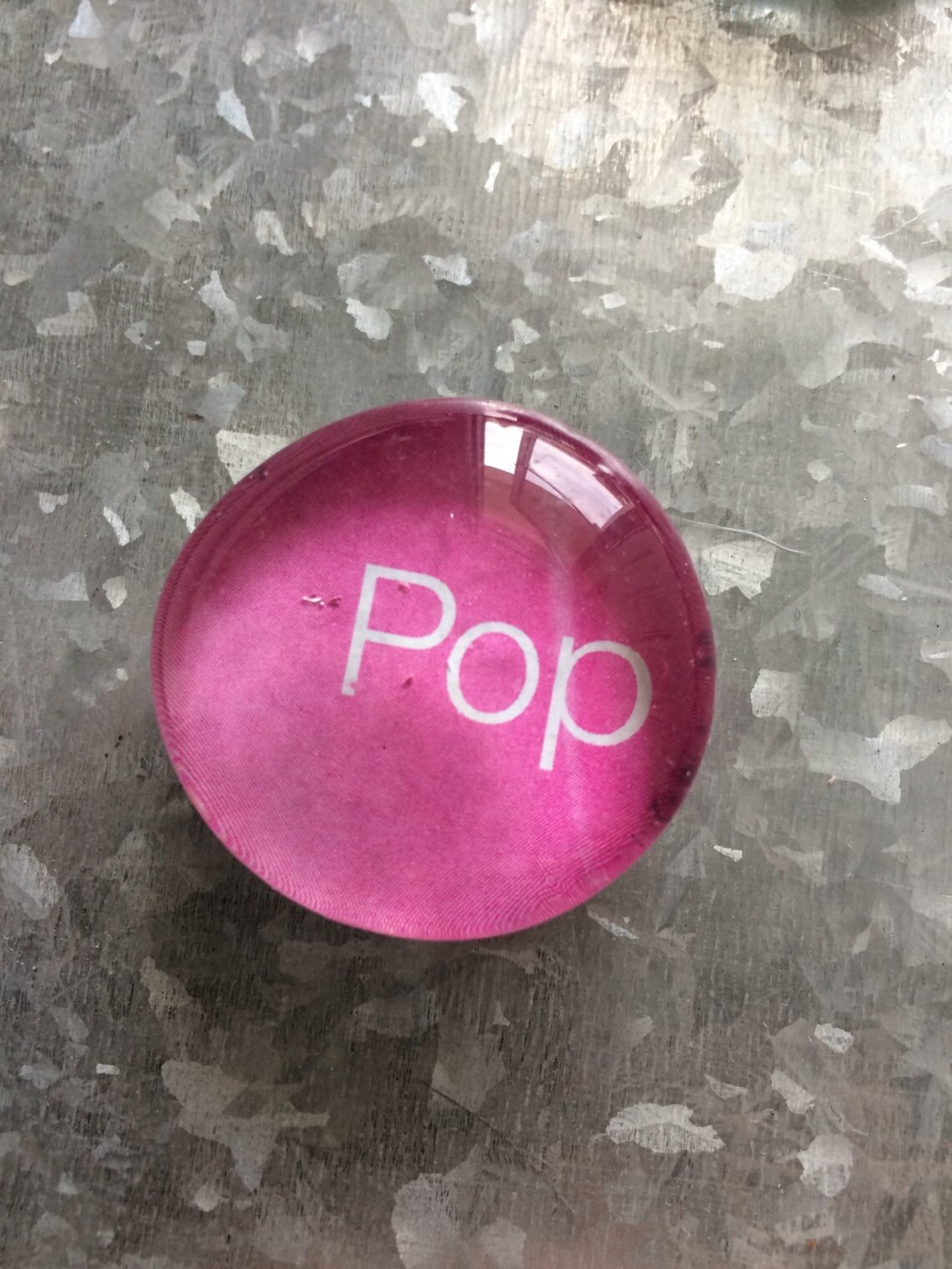 Pop Art Set of Four Glass Magnets - Magnet Set - Glass Gem Magnets - Etsy