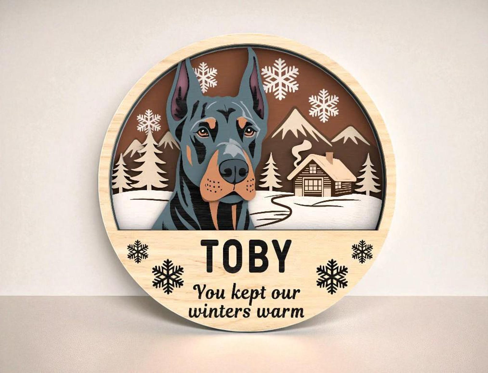 Doberman Memorial Welcome Sign Laser Cut Digital Files SVG – Digital ...