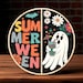 Summerween Ghost Halloween Welcome Sign Laser Cut Digital Files SVG ...