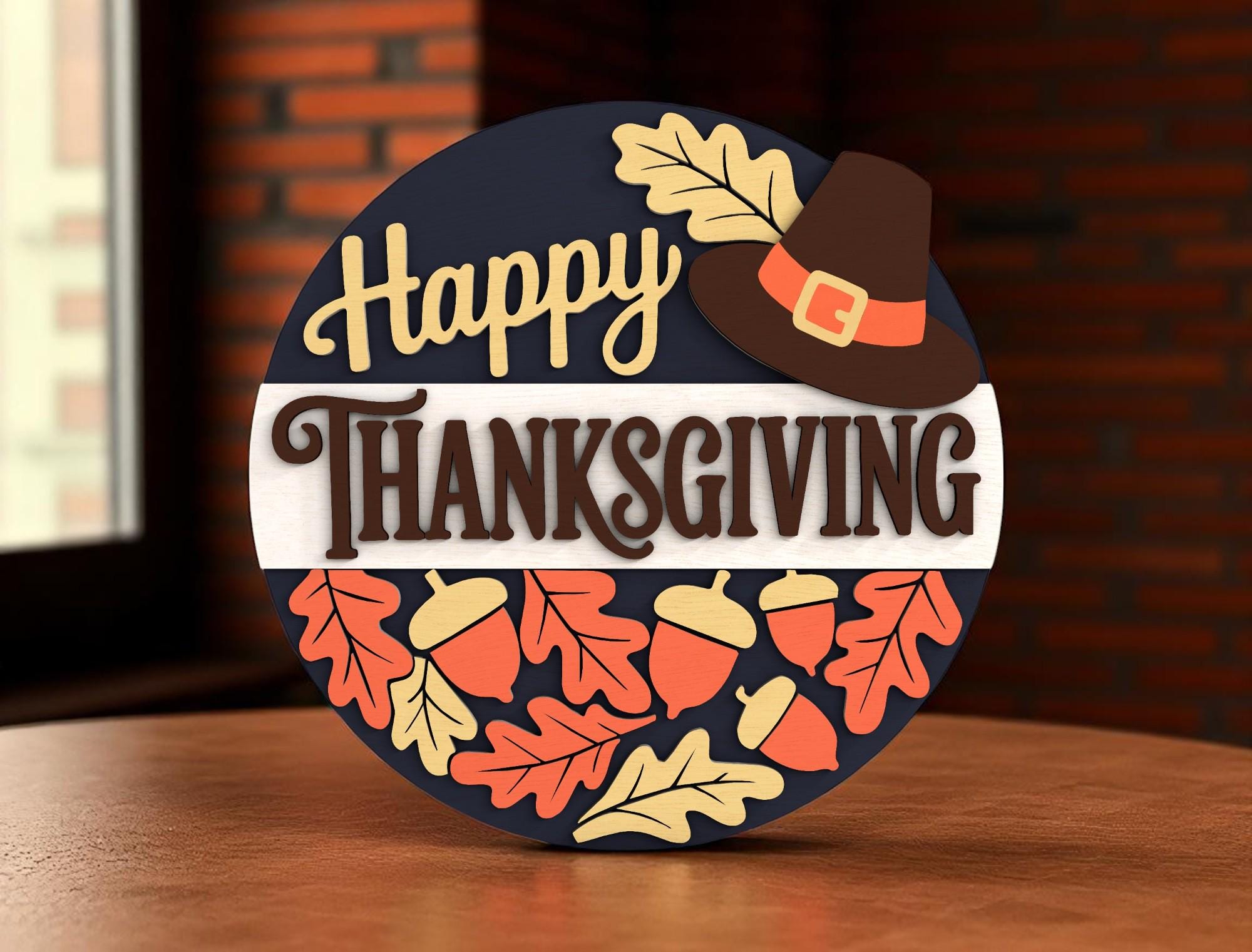 Happy Thanksgiving Welcome Sign Laser Cut Digital SVG – Fall Harvest ...