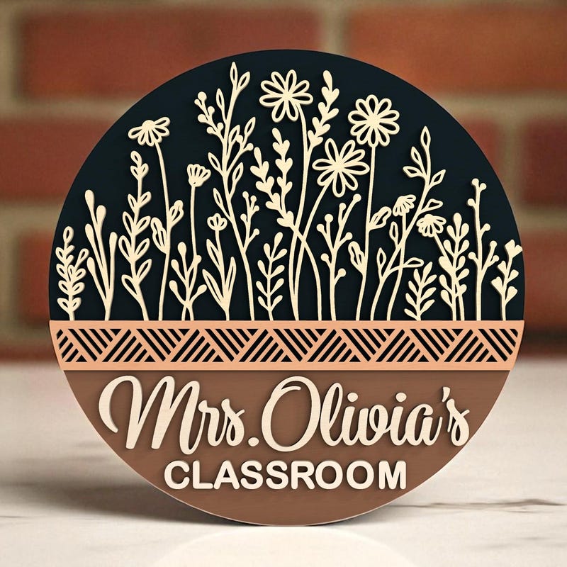 Wildflowers Lettering - Etsy