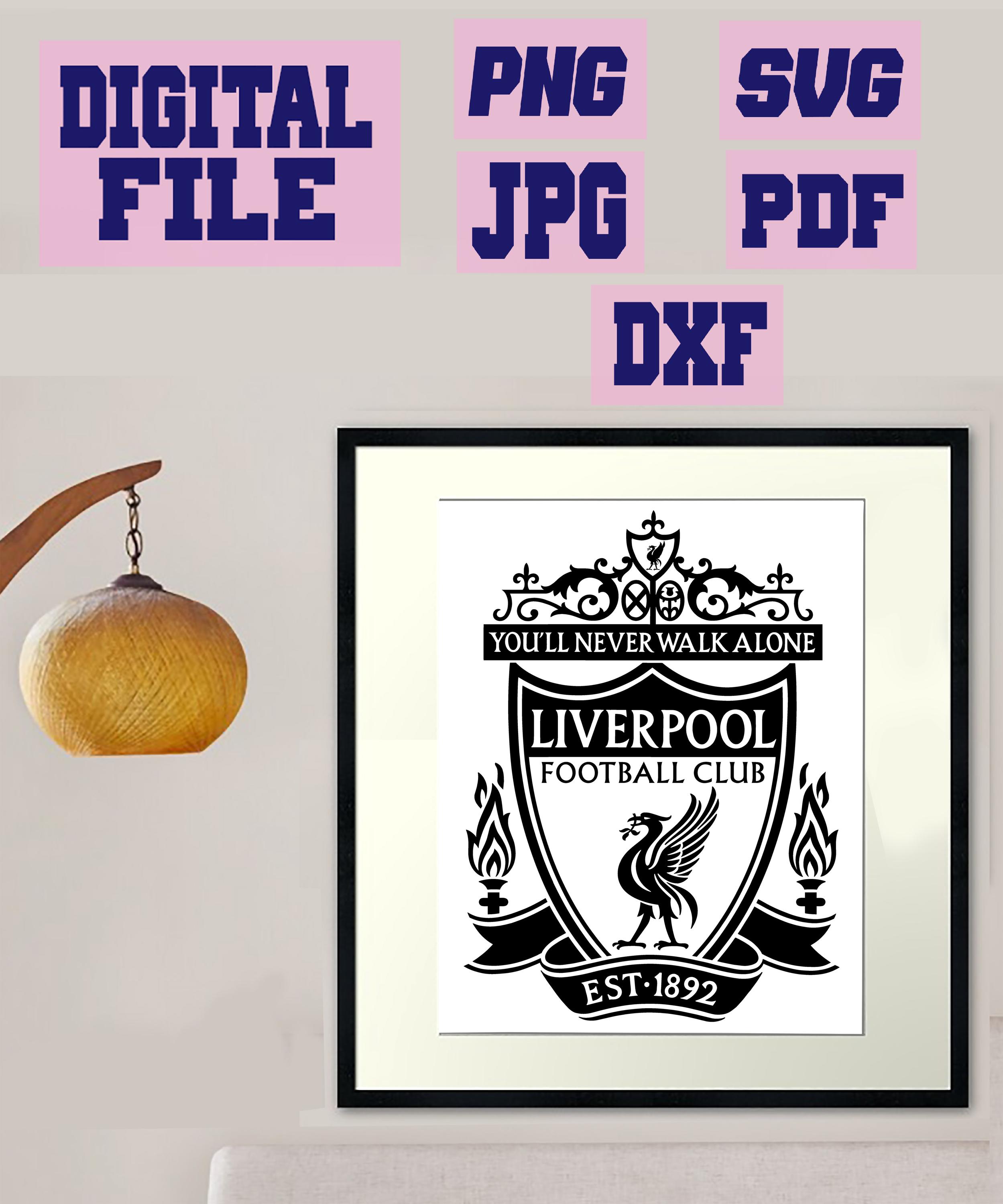 Svg/png/jpg/pdf/dxf Liverpool Cut File for Cricut .. Instant Download ...