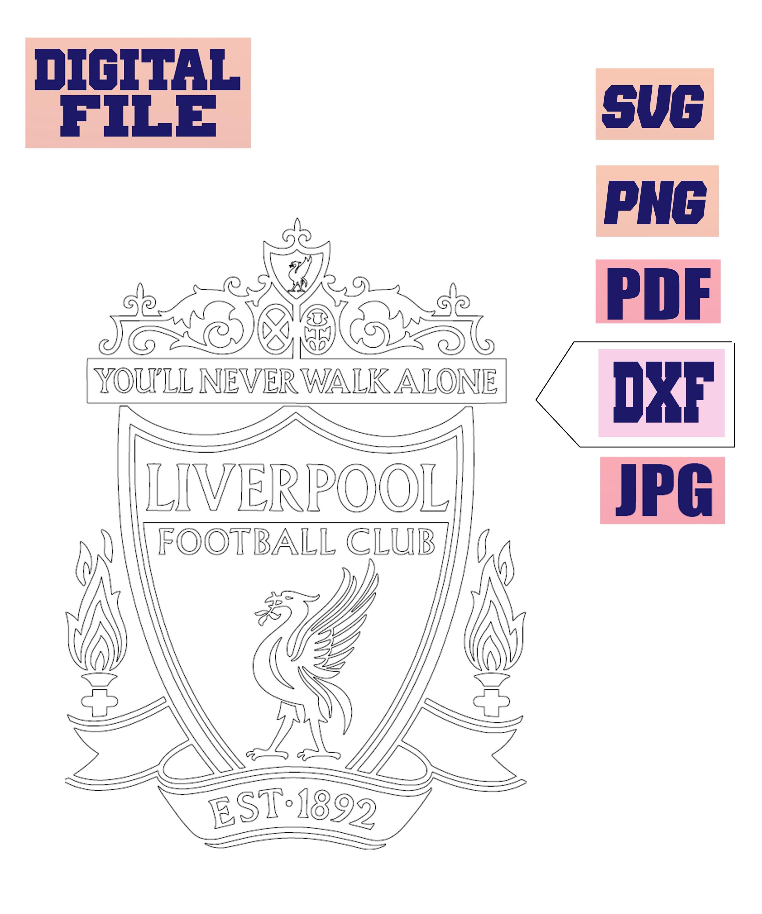Svg/png/jpg/pdf/dxf Liverpool Cut File for Cricut .. Instant Download ...