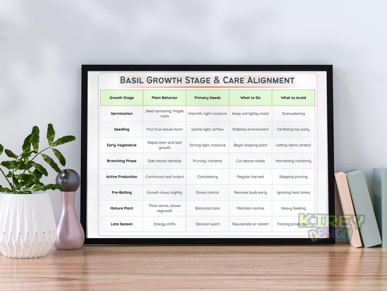 Basil Care Guide Cheat Sheet | How to Grow Basil That Keeps Producing ...