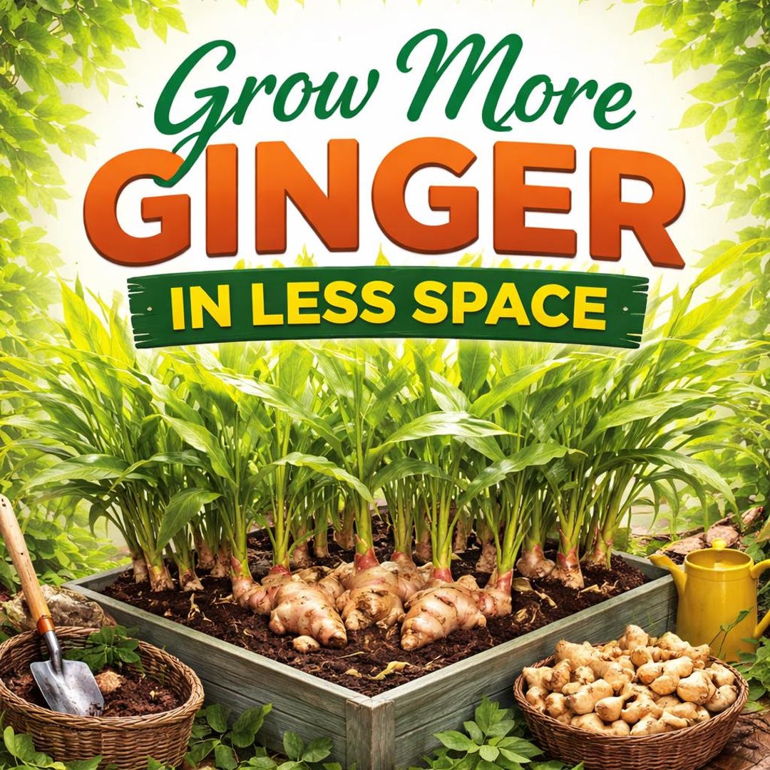 Grow More Ginger in Less Space: Smart Techniques, Yield Charts ...