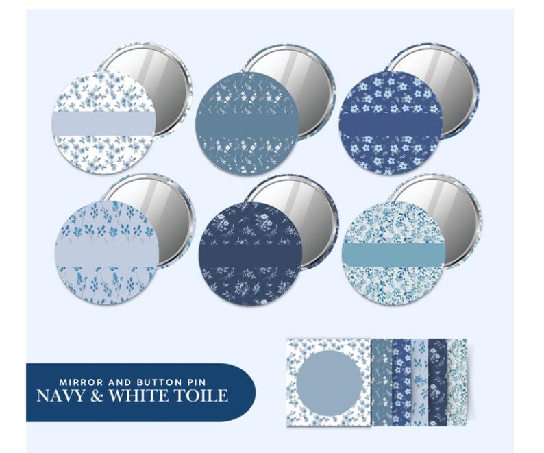 Personalized POCKET MIRRORS for Any Occasions or Just Because! Set of 6 ...