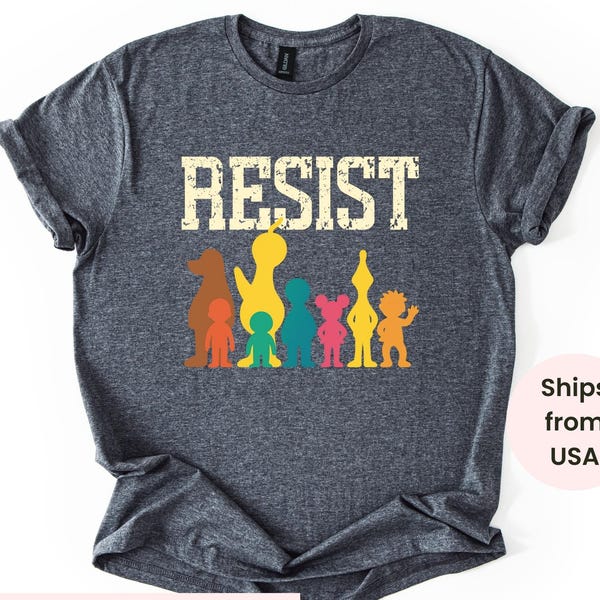Resist Shirt Sesame Street - Etsy
