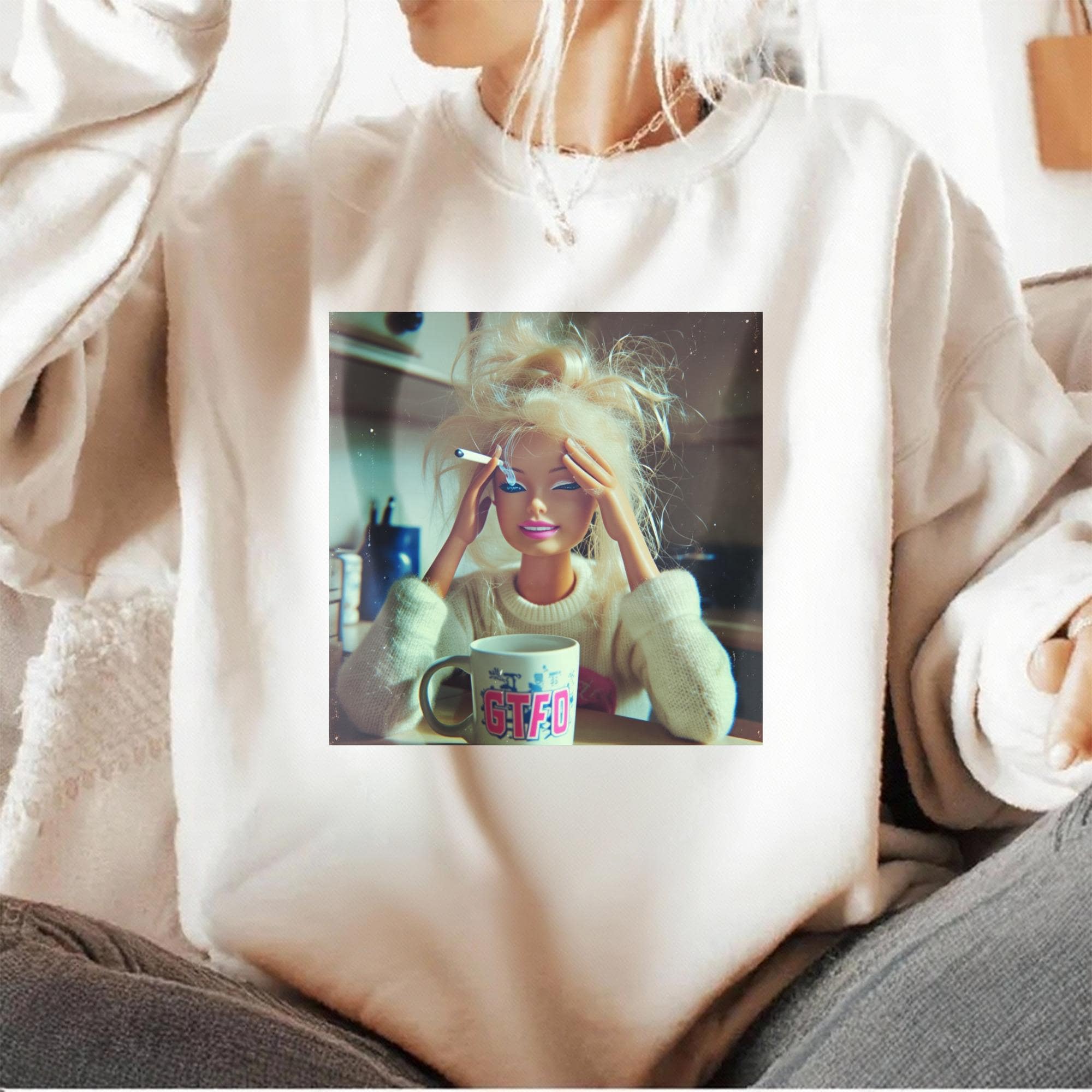 Distressed Doll Face Meme Shirt, Viral Internet Shirt,cringy Tee,funny ...